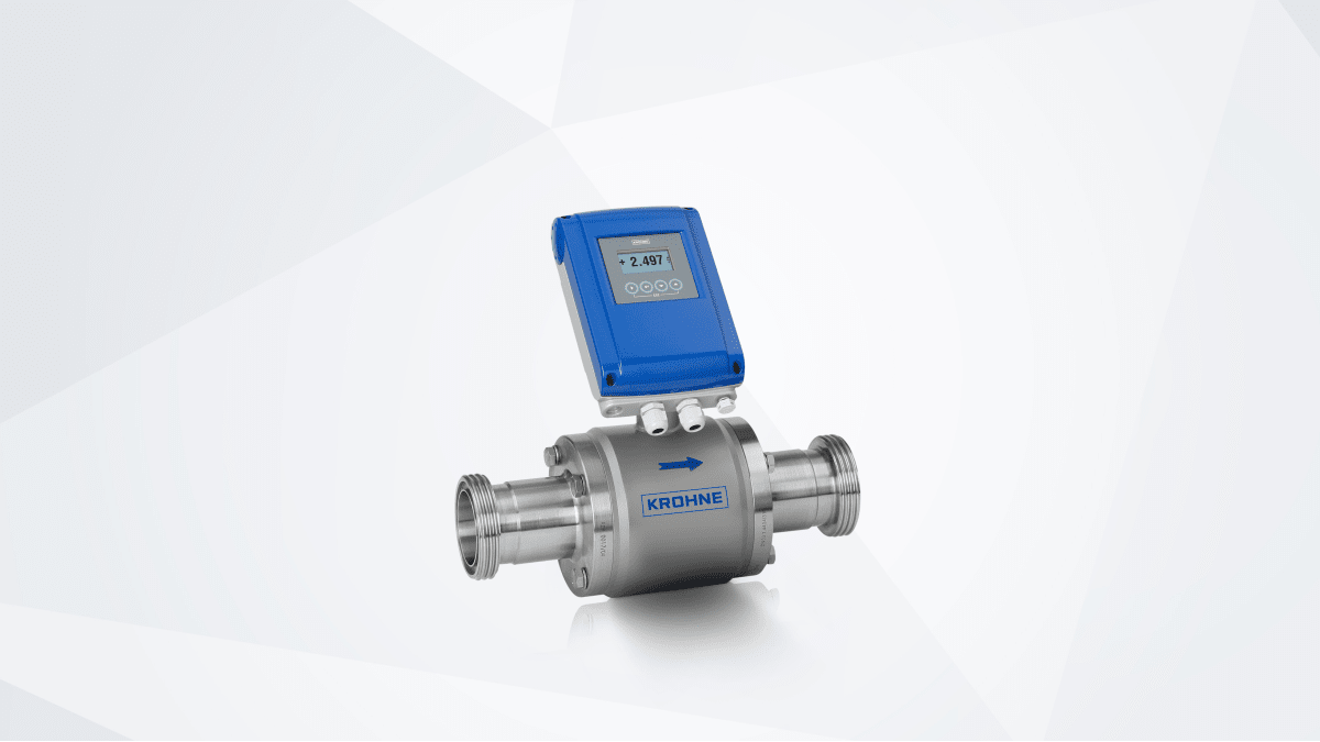 OPTIFLUX 6100 适用于常规的卫生级应用 | KROHNE 科隆中国官网