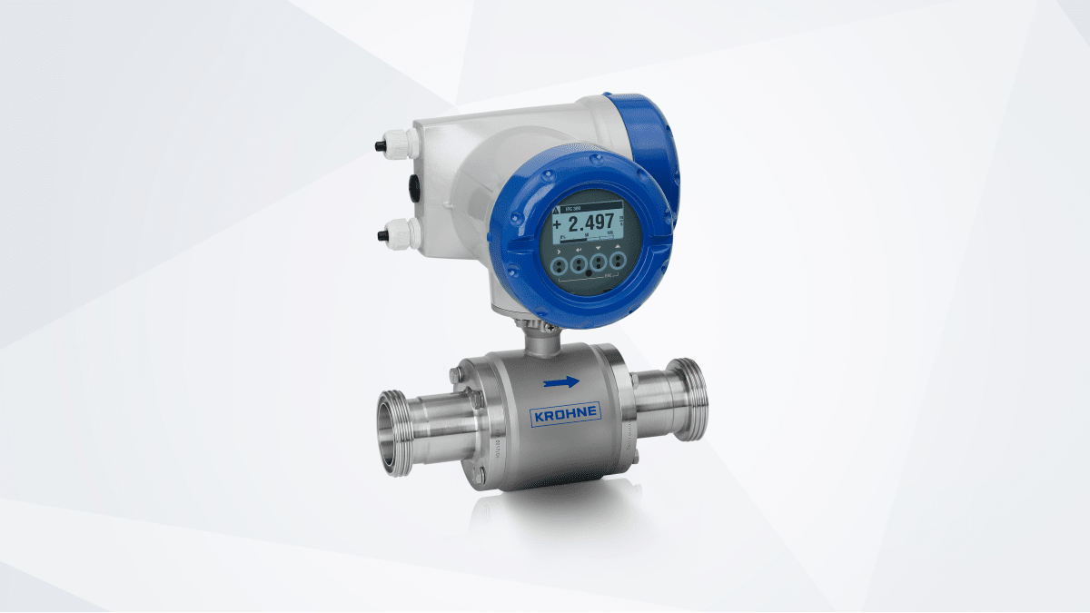 OPTIFLUX 6300 适用于高端的卫生级应用 | KROHNE 科隆中国官网