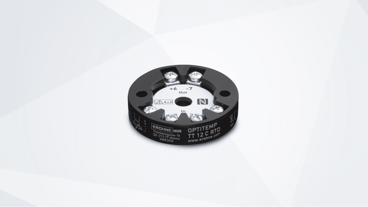 OPTITEMP TT 12 C 热电阻或热电阻输入，结构尤其精巧 | KROHNE 科隆中国官网